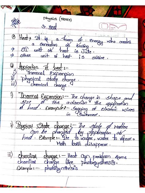 Science Physics Note Pdf