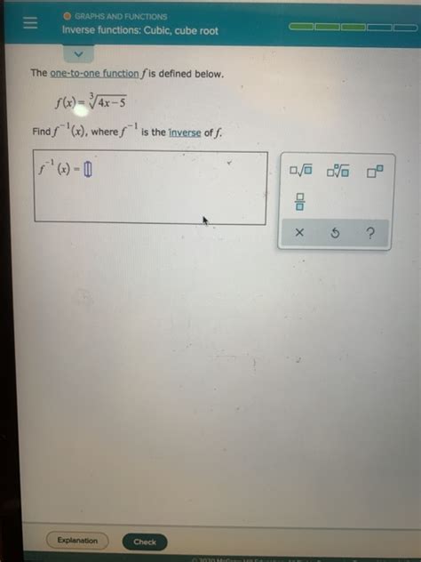 Solved OGRAPHS AND FUNCTIONS Inverse Functions Cubic Cube Chegg Com