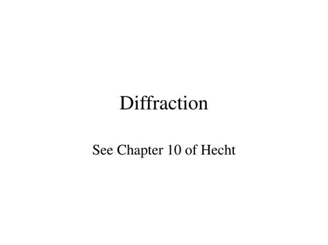 Ppt Diffraction Powerpoint Presentation Free Download Id5798982