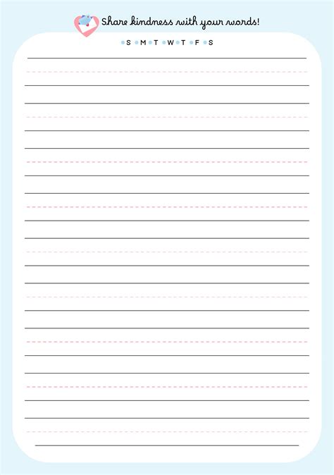 Cute Lined Paper Printable Black And White At Taj Mccrone Blog