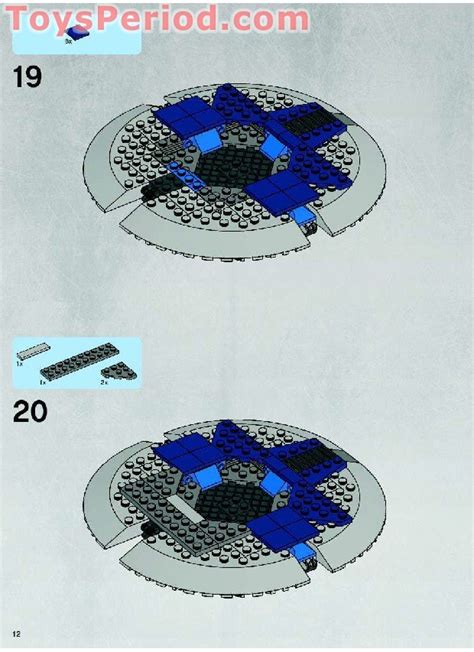 LEGO 7678 Droid Gunship Instructions And Parts List