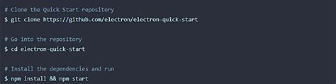 Command For Installing Electron Js Download Scientific Diagram