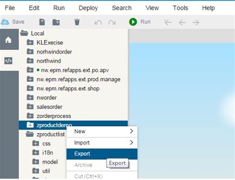 How To Export Ui5 Development Program From Sap Web Sap Community