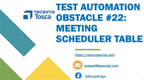 Tosca Tutorial Lesson Meeting Scheduler Table Buffer Action