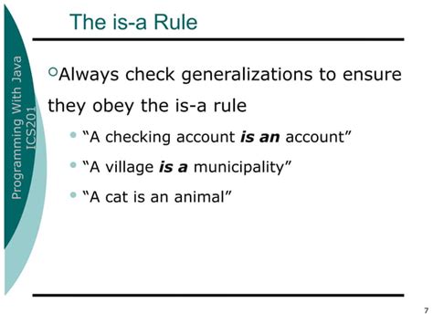 Java Inheritance In Object Oriented Programming Ppt