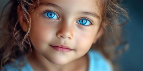 Innocent Eyes Timeless Smile Premium Ai Generated Image