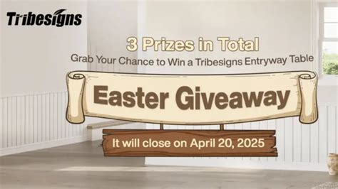 Win A Tribesigns Entryway Table Valued At 189 Grannys Giveaways