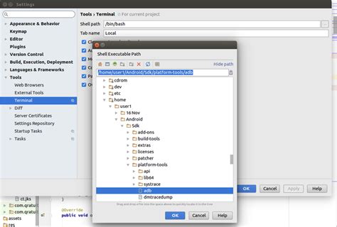 Android How Can I Change The Default Directory Of The Terminal Stack Overflow