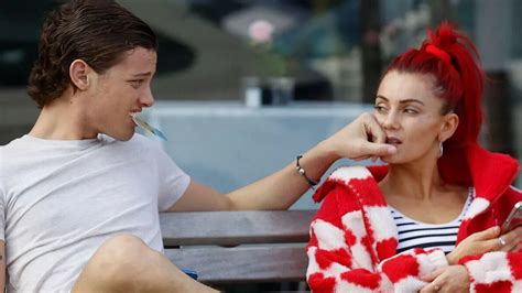 Strictlys Bobby Brazier Wipes Mark Off Dianne Buswells Lip As They