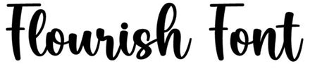 Flourish Font Dafont Style