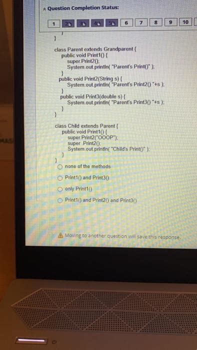 solved wich methods in the following code are overriden