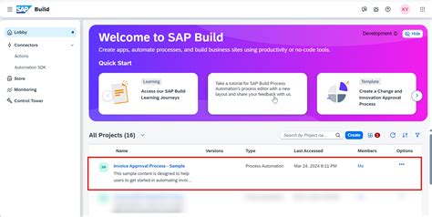 Release Deploy And Run The Process Sap Tutorials