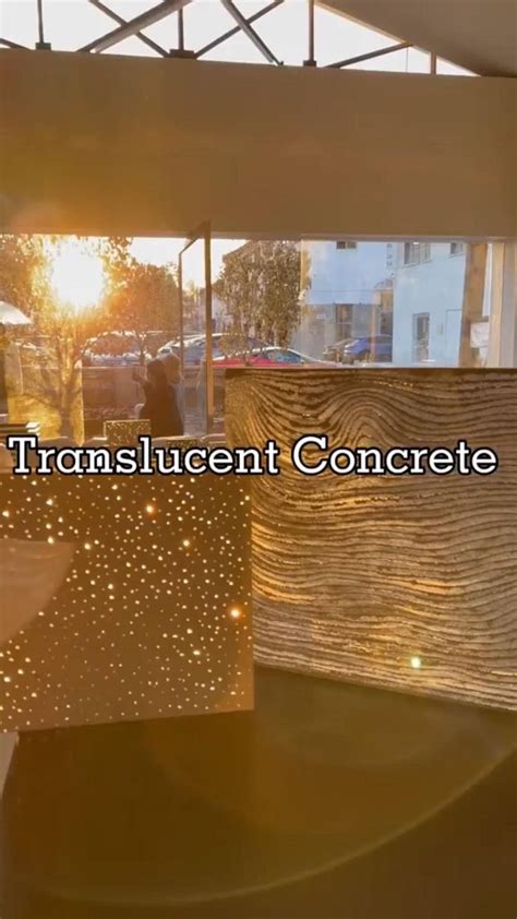 Translucent Concrete House Outside Design Showroom Interior Design