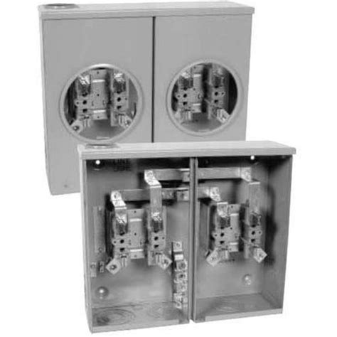 Left Hand Entry Meter Socket Two Gang 200a 600v Main 200a Per Position