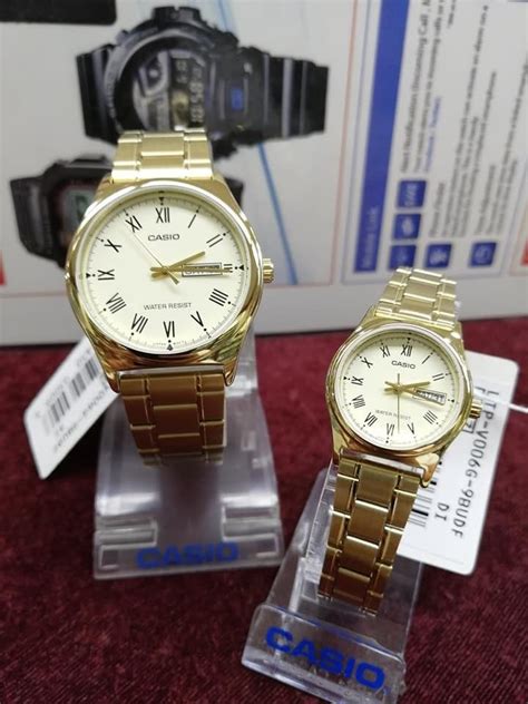 Female Only Orig Casio Gold Watch Ltp V006g 9b Womens Fashion