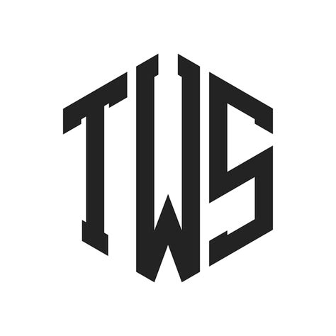 Tws Logo Design Letra Inicial Tws Monograma Logotipo Usando Forma De