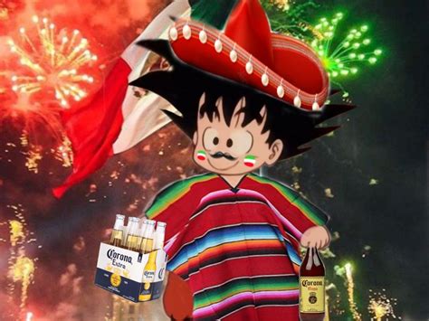 Goku Chiquito Mexicano Dragon Ball Mexicano Anime Mexico Goku Mexicano