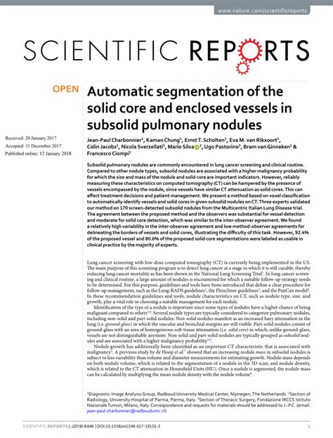 pdf automatic segmentation of the solid core and enclosed vessels in