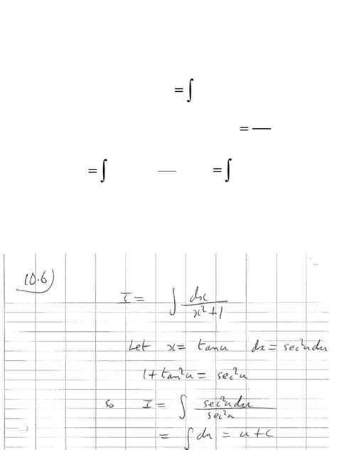Trigonometric Substitution 1 1 Pdf