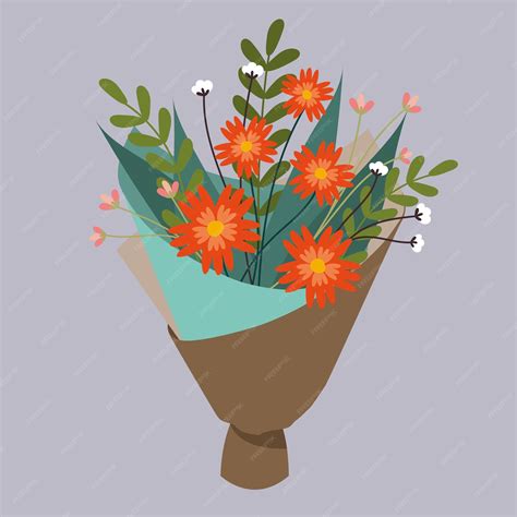 Ramo De Flores Para El Día De La Madre Día De La Mujer Cumpleaños O