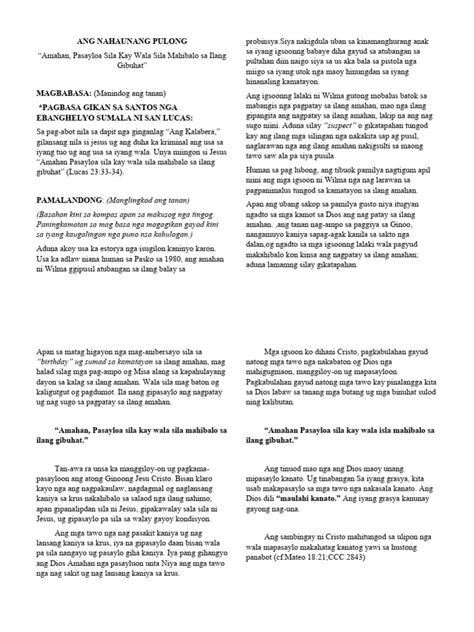 Ang Katapusang Pito Ka Pulong Pdf