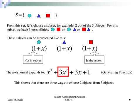 ppt chapter 6 1 generating functions powerpoint presentation free