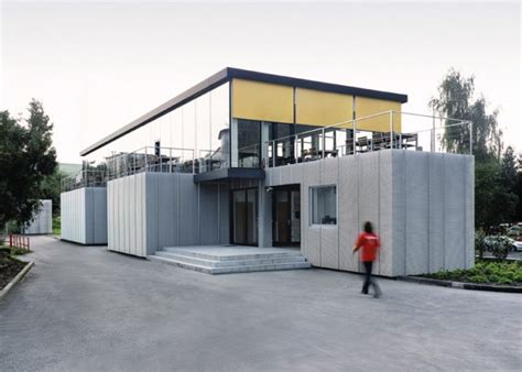 Chybikkristof Uses Prefab Modules To Build Factory Cafeteria