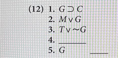 Solved The Following Symbolized Arguments Are Missing A Chegg