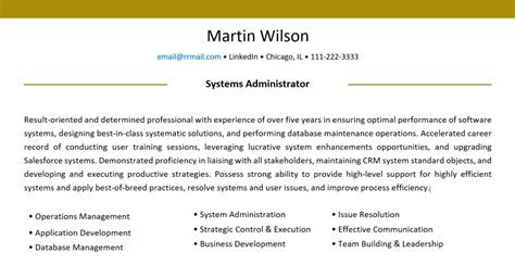 Resume Introductions How To Write A Resume Opening That Works