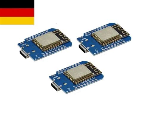 3 stÜck d1 mini esp8266 esp32 arduino mikrokontroller wifi modul wemos nodemcu eur 11 10