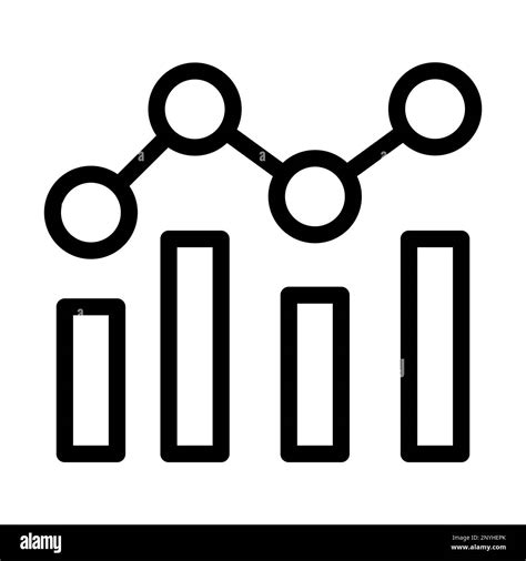 Data Analytics Thick Line Icon Stock Photo Alamy