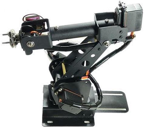 Amazon ロボットアーム ロボットアーム 6 軸ロボット 6 自由度ロボットメカニカルアーム産業用ロボットモデル ロボット おもちゃ Color Black Size