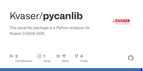 GitHub Kvaser Pycanlib The Pycanlib Package Is A Python Wrapper For Kvaser CANlib SDK