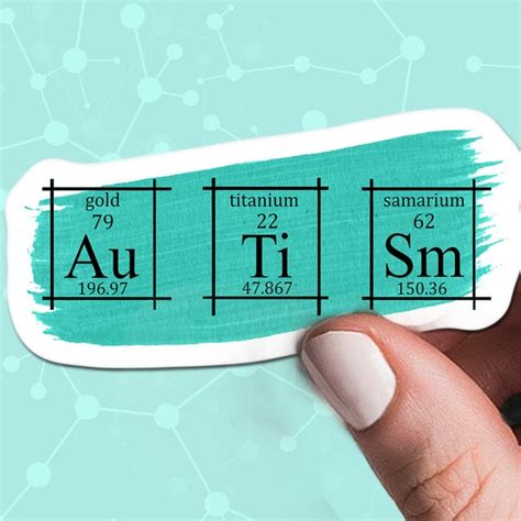 Chemistry Periodic Table Autism Etsy