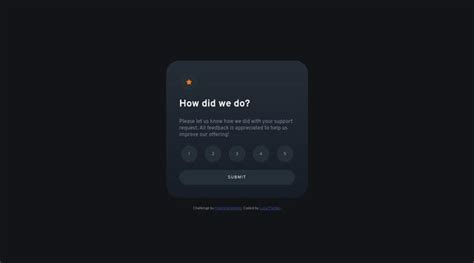 Frontend Mentor Interactive Rating Component Using Flexbox Coding
