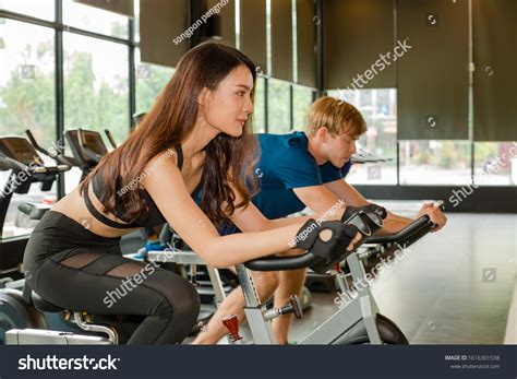 Asian Sexy Women Working Out Sport Stock Photo Shutterstock
