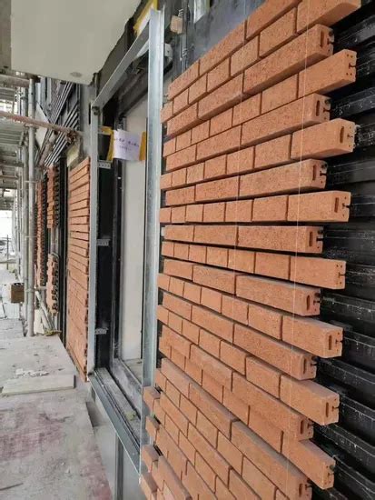 Togen Dry Hanging Building Material Brick Cladding System Facade Panel Wall Terracotta Tile