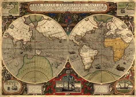 Sir Francis Drake World Map