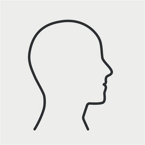 Man Head Vector