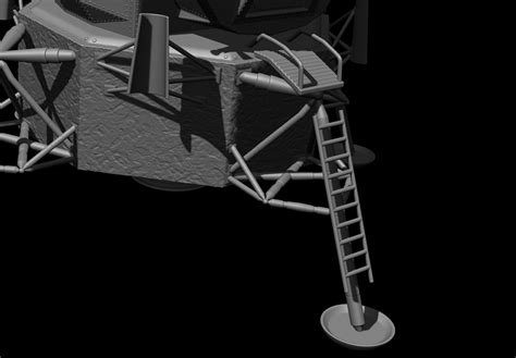 Artstation Lunar Module Apollo 11 Stl Obj Files For 3d Printers