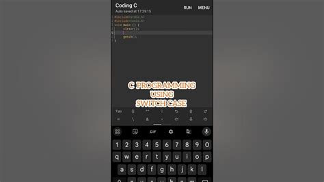 c programming switch case c language coding teach techno c
