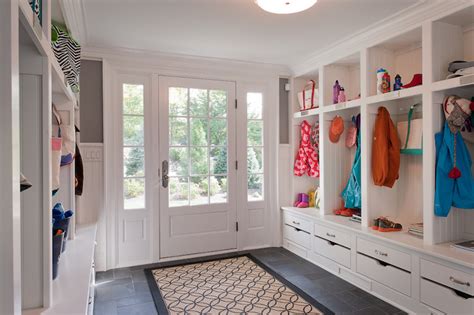 Large Mudroom Transitional Laundry Room Wright Building Company