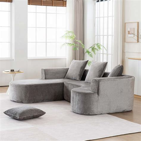 Latitude Run® Fabric Sectional Sofa With L Shape Chaiseno Assembly