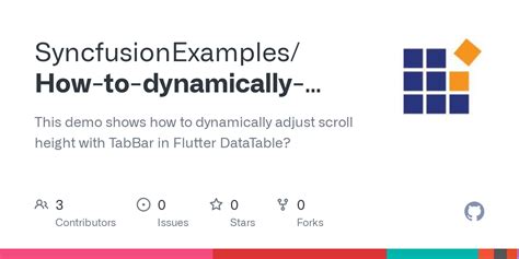 Releases · Syncfusionexampleshow To Dynamically Adjust Scroll Height
