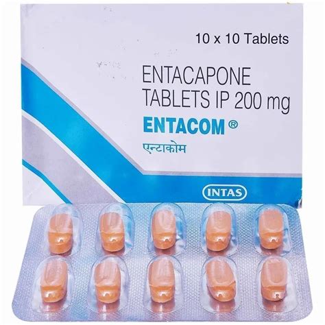 200mg Entacom Entacapone Tablet At ₹ 99 Strip Nagpur Id 2856443600762