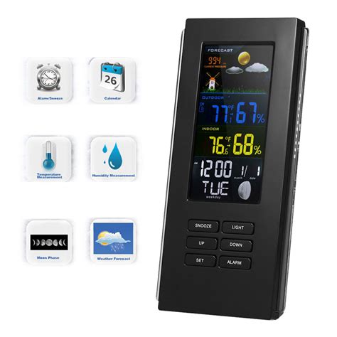 New Digital Temperature Monitor Wireless Sensor With Adapter Wireless Digital Thermometer Indoor