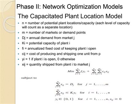 Chapter 5 Network Design Pptx Logistics Business