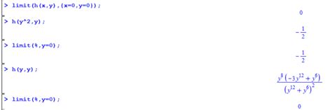multi variable limit using maple r askmath