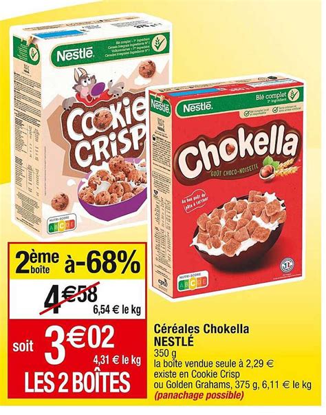 Promo Céréales Chokella Nestlé Chez Cora Icatalogue Fr