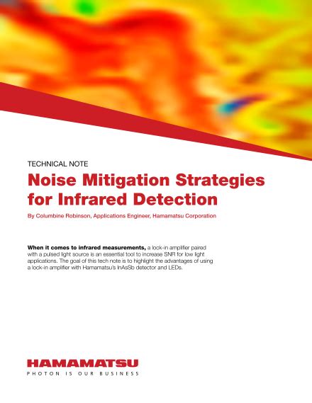 Noise Mitigation Strategies For Infrared Detection White Papers